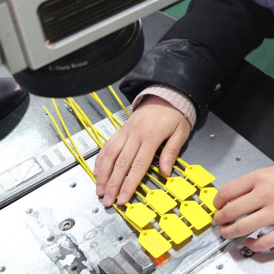 Cina JCPS301 sigillo di plastica mini sigillo di sicurezza di plastica tag di sicurezza sigilli di sicurezza di plastica numerati in vendita