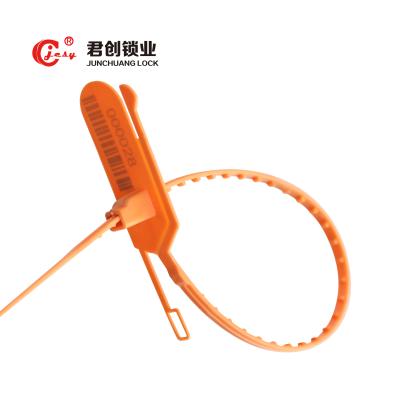 Cina JCPS106 sigillo di plastica blu sigilli di sicurezza di plastica a manomissione personalizzata in vendita
