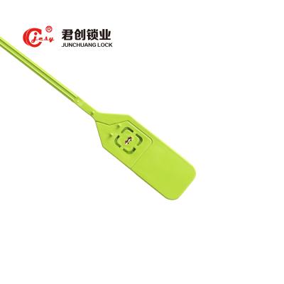 Cina JCPS203 sigillo di sicurezza monouso in plastica sigillo di sicurezza in plastica con contenitore a codice a barre sigilli di sicurezza in plastica in vendita