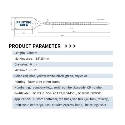 Cina JCPS119 300 mm sigillo di plastica monouso in vendita