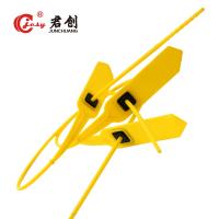 China JCPS204 Pull Plastic Tight Security Seal 455mm with Barcode Customizable for Truck for sale