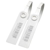 China Plastic Numbered Security Seal Tamper Evident 273mm 7.9mm Diameter for sale