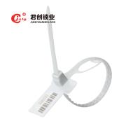 China JCPS409 Pull Plastic Tight Seals 36cm 8mm Disposable Security Locking Strap for Container Logistics for sale