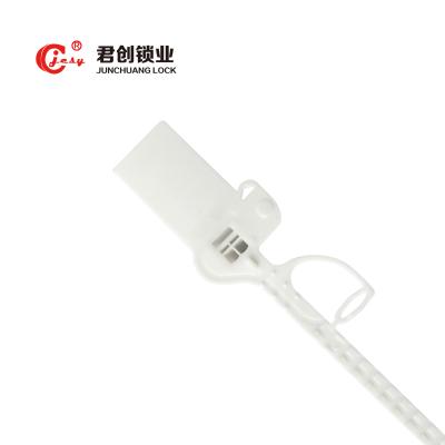 Cina JCPS409 pull sigilli di plastica serrata serratura in ingrosso customisato contenitore sigilli di plastica usa e getta in vendita