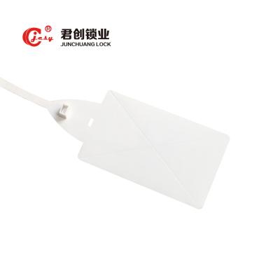 Cina JCPS114 etichette di sigillo in plastica per indumenti sigillo di sicurezza di sigillo di contenitore in plastica regolabile in vendita