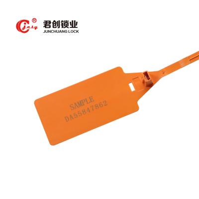 Cina una volta utilizzare grande tag espresso pacco postale sigillo di plastica pull tenuta sigillo JCPS102 in vendita