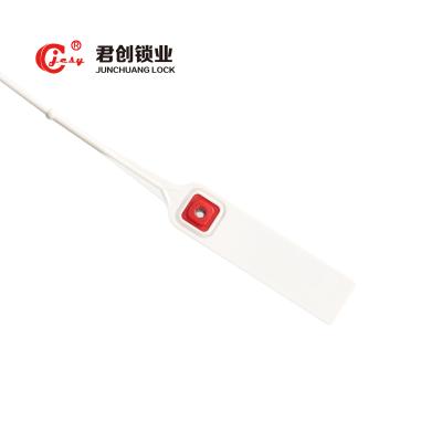 Cina JCPS205 sigillo di sicurezza di plastica per banche di sicurezza sigillo di sicurezza di plastica con sigillo di contenitore di plastica a codice a barre in vendita