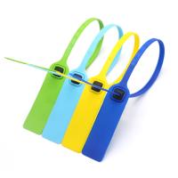 China JCPS300 Disposable Security Strap Container Plastic Seal Pull Tight 412mm 7mm for sale
