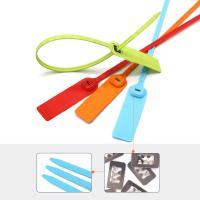 China JCPS300 Disposable Security Strap Container Plastic Seal Pull Tight 412mm 7mm for sale