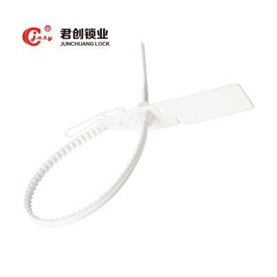 Cina JCPS117 sicurezza monouso sigillo di plastica tag di sicurezza manomissione sigillo evidente sicurezza di plastica in vendita