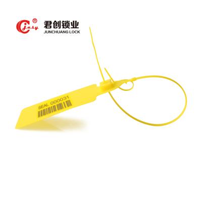 Cina JCPS120 cintura contenitore di sicurezza sigillo di plastica di sicurezza con codice a barre banco sigillo di sicurezza di plastica tirare sigilli di plastica stretta cintura in vendita