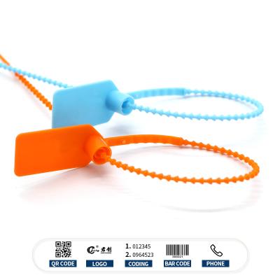 Cina JCPS301 etichette di sigillo di plastica personalizzate sigillo di plastica monouso in vendita