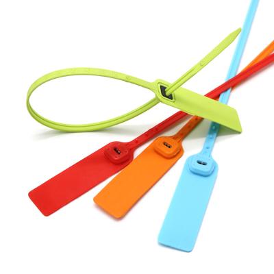 Cina JCPS300 etichetta di plastica monouso con sigillo di sicurezza numerato in plastica in vendita