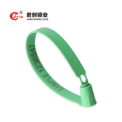Cina Sigilli di sicurezza JCPS402 con sigilli termici in plastica a codice a barre in vendita