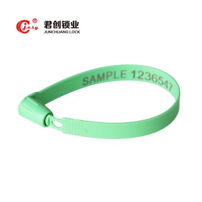 Cina Sigilli di sicurezza JCPS402 con sigilli termici in plastica a codice a barre in vendita