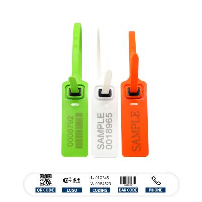 Cina JCPS605 Buon prezzo Sigillo di sicurezza monouso in plastica Sigillo di plastica per estintori di fuoco sigillo di plastica personalizzato in vendita