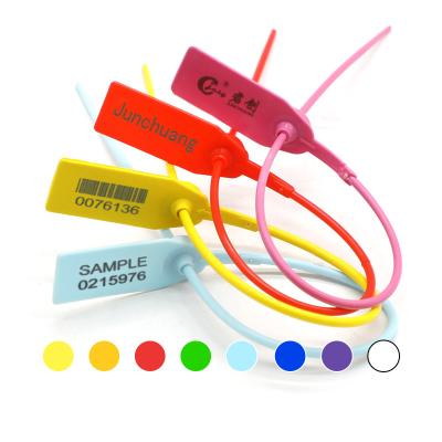 Cina JCPS003 strisce di sigillo di plastica con sigilli a numero di serie in vendita