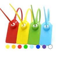 China JCPS509 Self-locking Pull Tight Polyethylene Plastic Security Seal 50cm 3mm for sale