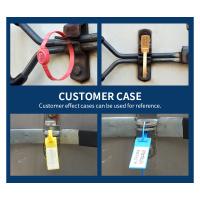 China JCPS509 Self-locking Pull Tight Polyethylene Plastic Security Seal 50cm 3mm for sale