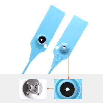 Cina JCPS006 sicurezza 500mm lunghezza inserire metallo sacchetto blocco sigillo di plastica cravatta con codice QR in vendita