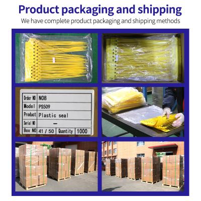 Cina JCPS509 sigillo di sicurezza di contenitore in plastica sigilli di plastica etichette di manomissione numerate in vendita