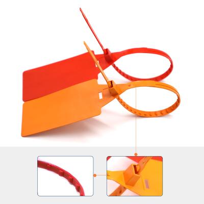 China JCPS102 fabriek groothandel op maat metalen insert beveiligingszegel plastic zegel Te koop