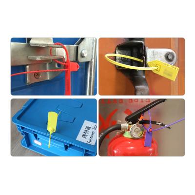 China JCPS102 fabriek groothandel op maat metalen insert beveiligingszegel plastic zegel Te koop
