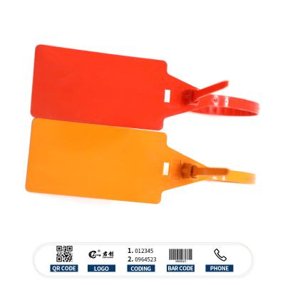 Cina JCPS102 Materiale PP Blocco in plastica resistente Pacchetto usa e getta Sigillo in plastica in vendita