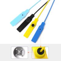 China Custom Plastic Security Seal 20-28cm PP PE Tamper Proof Cargo Container Lock for sale