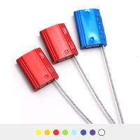China JCCS006 Hexagonal Plastic Cable Seal 1.5mm Diameter Pull Tight Container Security Seal for sale