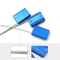 China JCCS006 Hexagonal Plastic Cable Seal 1.5mm Diameter Pull Tight Container Security Seal for sale