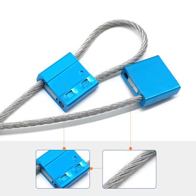 China JCCS003 beveiligingsslot kabel afdichting spoor & container slot dubbel vergrendeld kabel afdichting Te koop