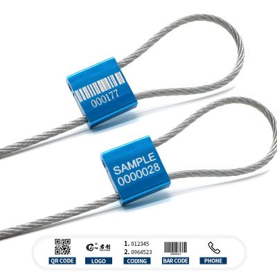 China JCCS003 beveiligingsslot kabel afdichting spoor & container slot dubbel vergrendeld kabel afdichting Te koop
