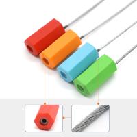 China JCCS101 Self Lock Cable Seal Heavy Duty Disposable Steel Wire Security Seal 1.8mm for sale