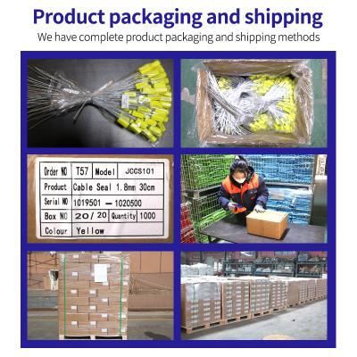 Cina JCCS101 sigillo per cavi esagonali sigillo per cavi in plastica esagonale per sigillo per cavi di blocco di sicurezza logistica in vendita
