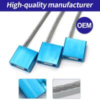 China JCCS003 Container Cable Seal with Barcode Aluminum Alloy 27.3mm Lock Body for sale