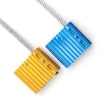 China JCCS005 Container Cable Seal Security Wire Cable Seal 35x41mm Aluminum Alloy for sale