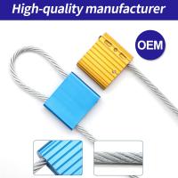 China JCCS005 Container Cable Seal Security Wire Cable Seal 35x41mm Aluminum Alloy for sale