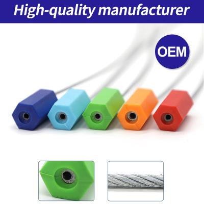 Cina JCCS101 sigillo del cavo 1,8 mm blocco avvolgimento sigillo esagonale di alta sicurezza del cavo in vendita