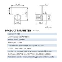 China JCMS018 High Security Plastic Meter Seal for Electric Box 260mm Cable Length for sale