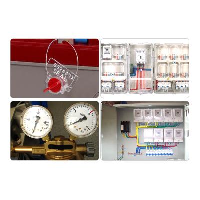 China JCMS001 plastic meter seals with numbers security lead seal for gas meter for sale