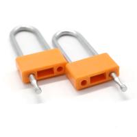 China JCPL201 Plastic Security Padlock Seals 32x85.8mm ABS Iron Tamper Evident Lock for sale