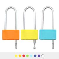 China JCPL201 Plastic Security Padlock Seals 32x85.8mm ABS Iron Tamper Evident Lock for sale