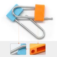 China JCPL201 Plastic Security Padlock Seals 32x85.8mm ABS Iron Tamper Evident Lock for sale
