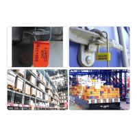 China JCPL201 Plastic Security Padlock Seals 32x85.8mm ABS Iron Tamper Evident Lock for sale