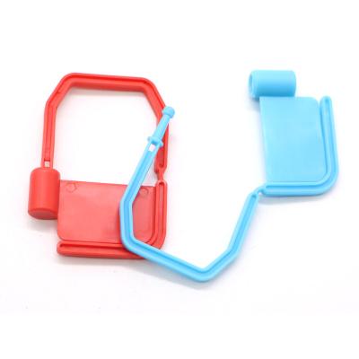Cina Numerato mini lucchetto di plastica sigillo di sicurezza lucchetto di stampa laser per carrello di emergenza in vendita