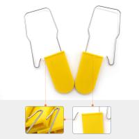 China Waterproof Plastic Wire Padlock Security Seal JCPL203 21x80.6mm Disposable Self Locking for sale