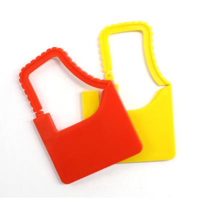 Cina Sigillo di lucchetto di plastica rettangolare JCPL005 Sigillo del contenitore per bagagli e merci in vendita