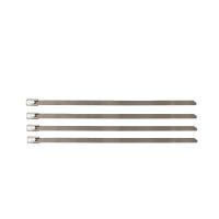 China JCSS005 Metal Strap Seal 150mm x 4.5mm Tamper Proof Disposable Container Seal for sale