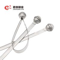 China Anti Spin Metal Strap Seal JCSS002 Self Lock High Security 365x8.5mm Tinplate for sale